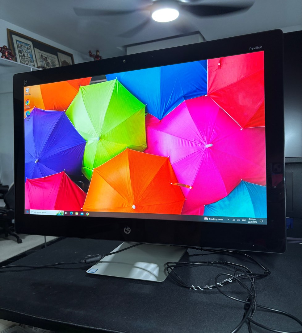 RARE 27" inch HP PAVILION AiO All-in-One FHD Desktop Computer PC ...