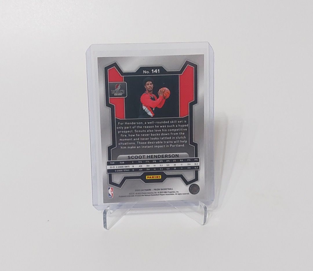 【RC】Scoot henderson NBA basketball card RC 新人新秀 Rookies 2 panini Prizm ...