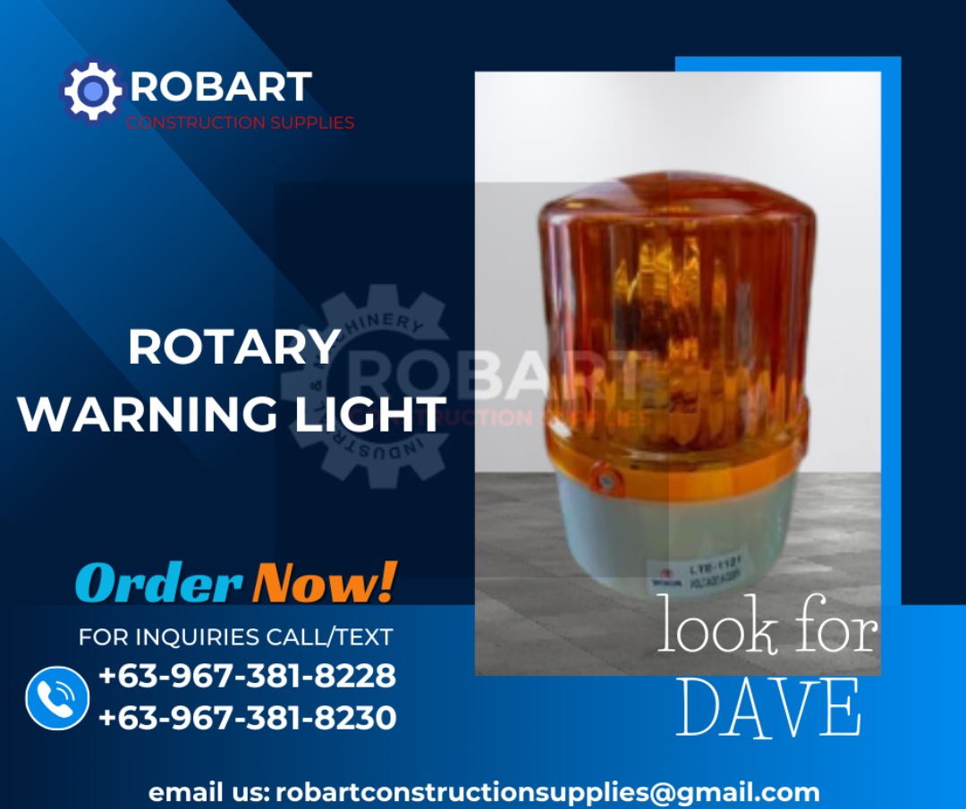 ROTARY WARNING LIGHT, Commercial & Industrial, Construction Tools ...