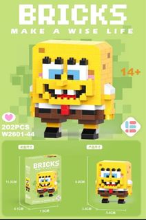 Donald Duck Building Bricks, Hobbies & Toys, Toys & Games on Carousell