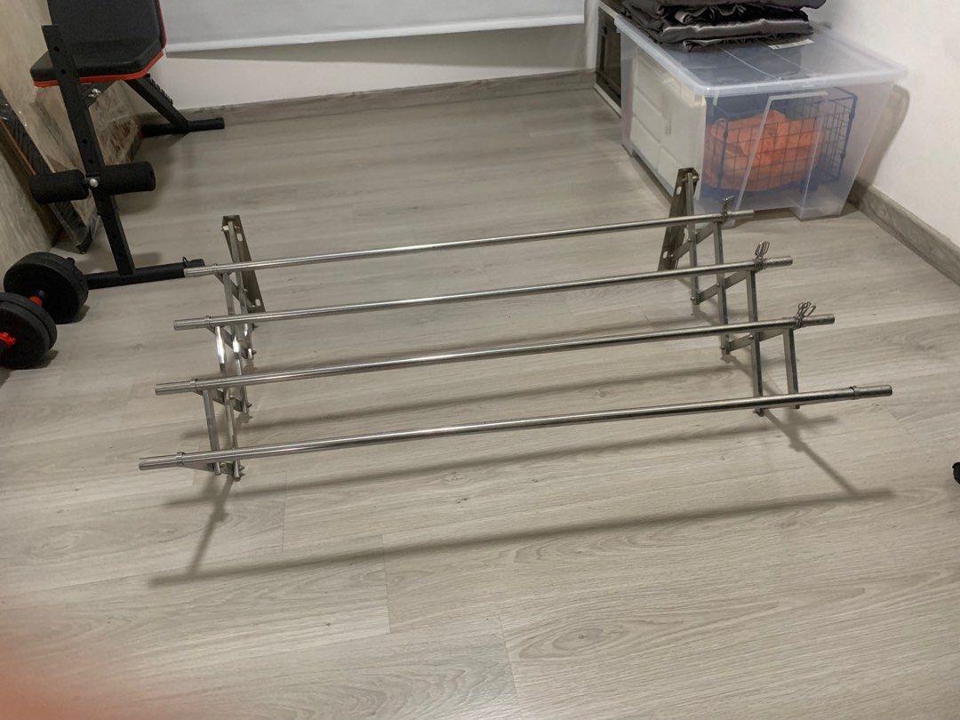 Stainless Steel Hanging Rack W47” D35”, Furniture & Home Living ...