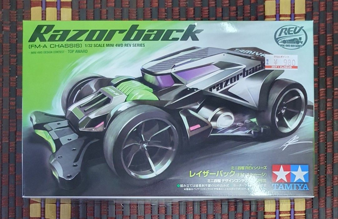 Tamiya Mini 4wd Razorback FM-A Chassis (18713), Hobbies & Toys, Toys ...