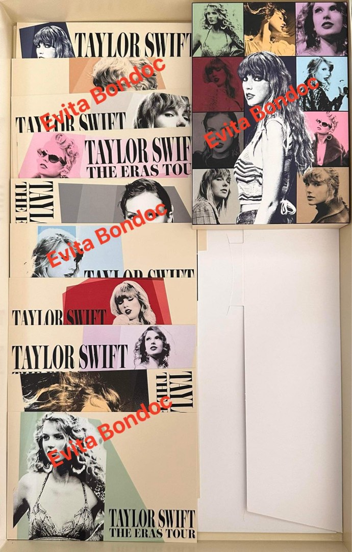 Taylor Swift The ERAS TOUR Set of Ten (10) Postcards, Hobbies & Toys ...