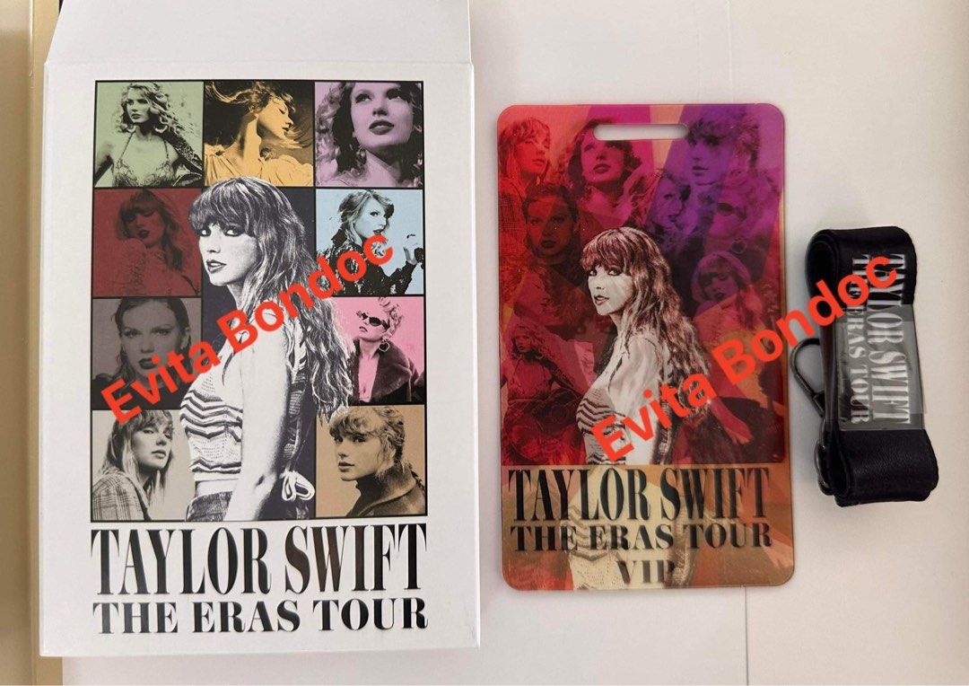 Taylor Swift The ERAS Tour VIP Holographic ID and Lanyard, Hobbies ...
