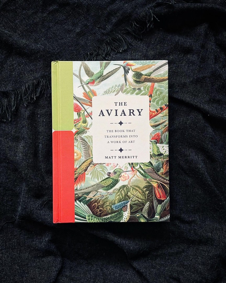 The Aviary • The Book That Transform Into A Work of Art By Matt Merritt ...