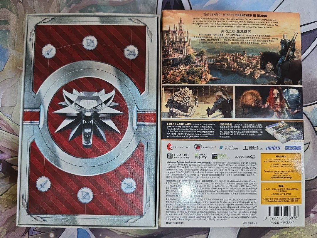 The Witcher 3: Blood and Wine Expansion Gwent Cards (RARE), Hobbies ...
