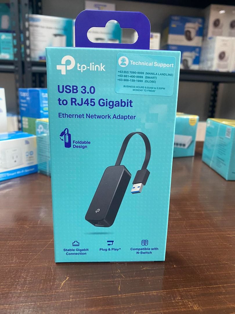 TP-Link UE306 USB 3.0 to RJ45 Gigabit Ethernet Network Adapter ...