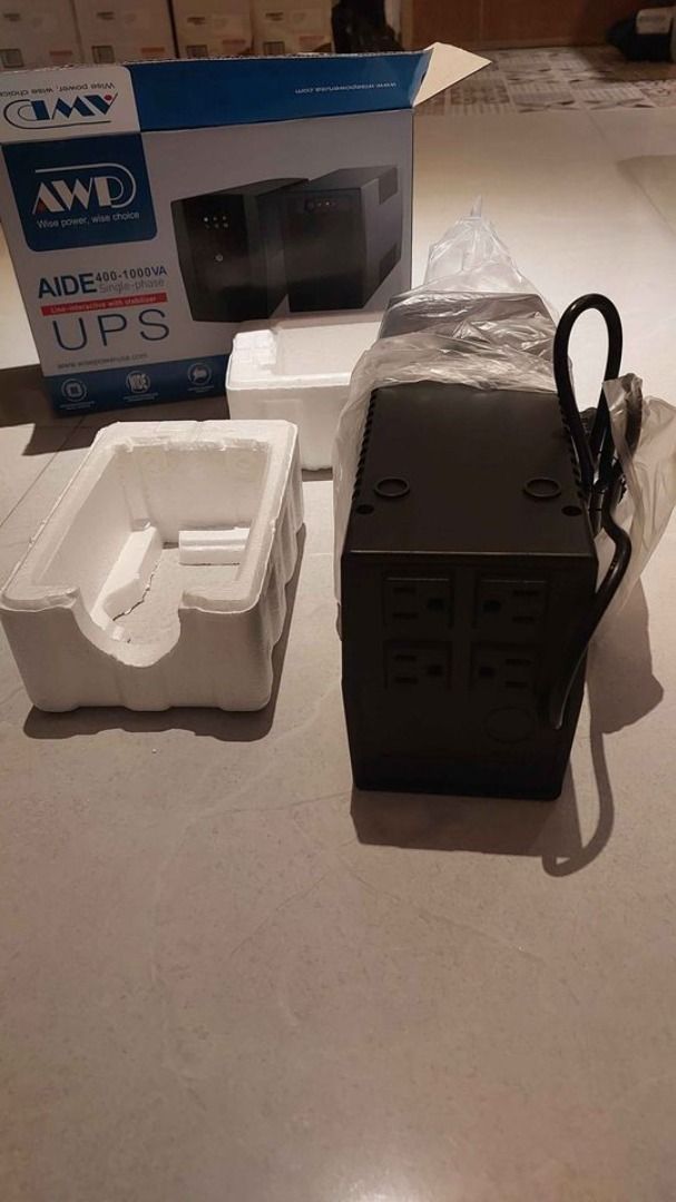 UPS AWP aide 400-1000VA 2in1 AVR and UPS Surge protection (, Computers ...