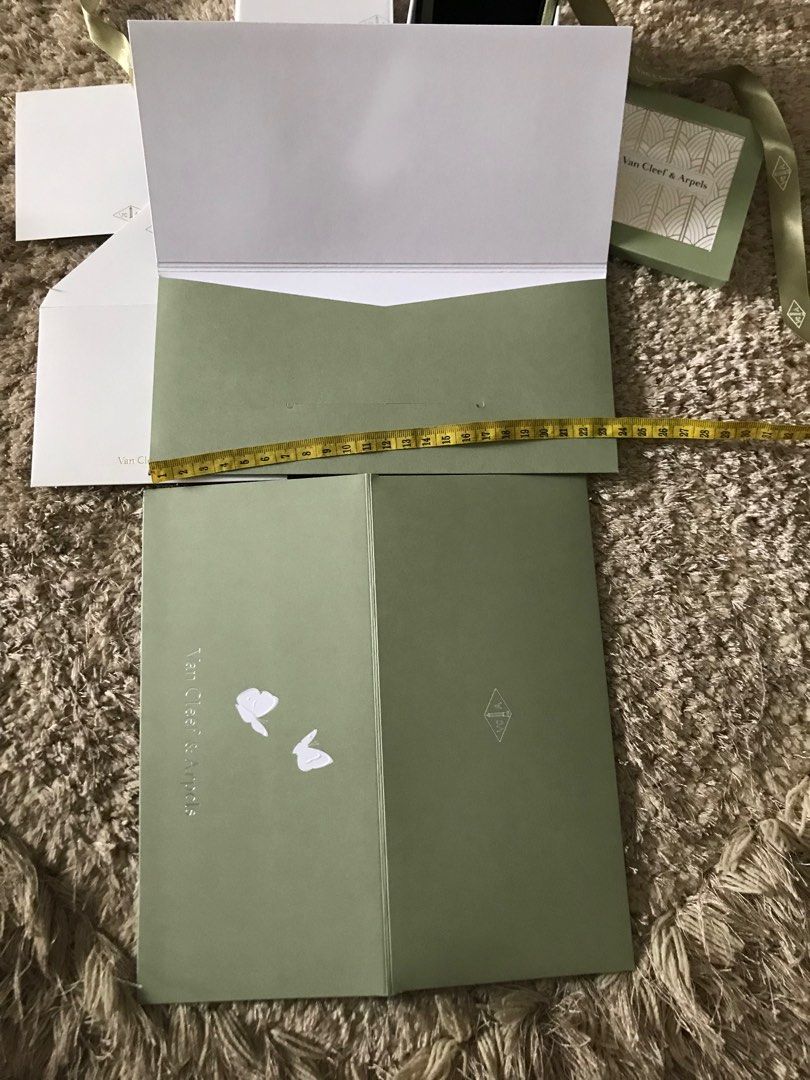 VAN CLEEF & ARPELS AMPLOP CARD GREETING ENVELOPE GREETINGS BIETHDAY ...