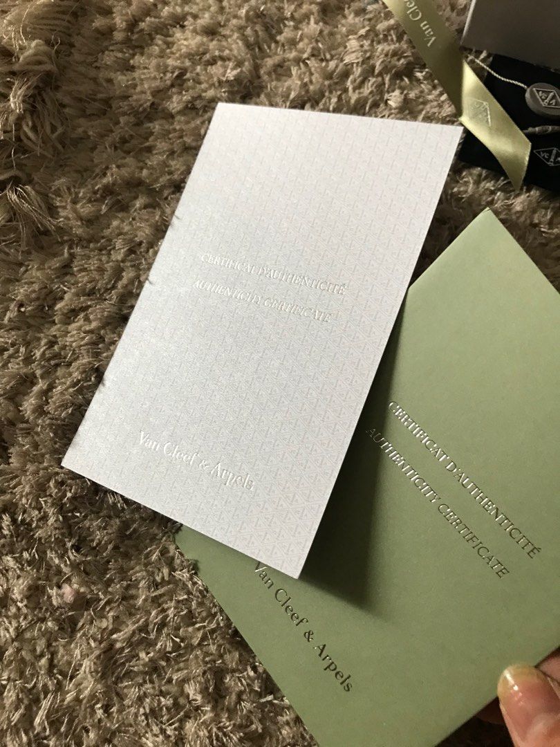 VAN CLEEF & ARPELS PAPER BAG AUTHENTIC CARD 3 JUTA LISTING STOK NOV 23 ...