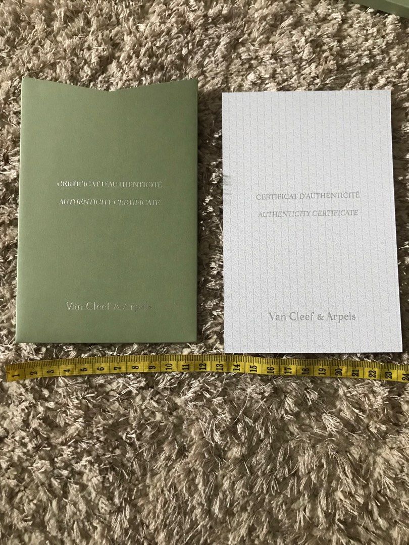 VAN CLEEF & ARPELS PAPER BAG AUTHENTIC CARD 3 JUTA LISTING STOK NOV 23 ...