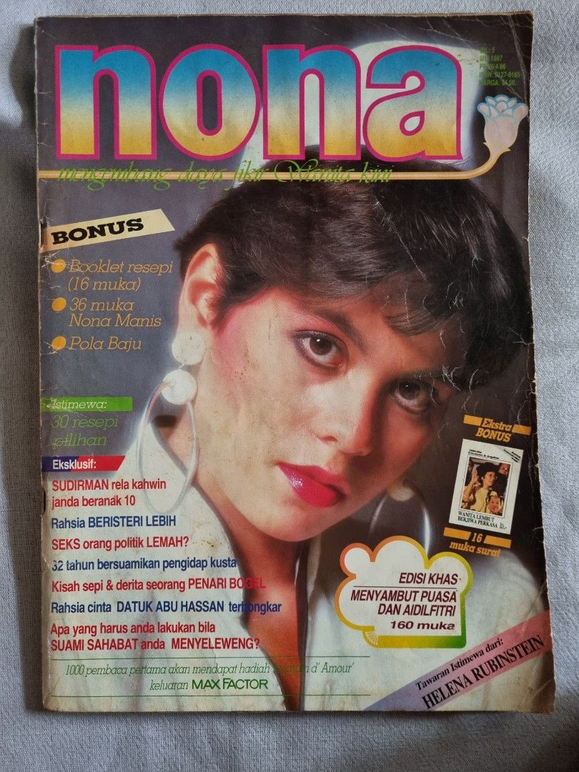Vintage : Majalah Nona Edisi Khas Mei 1987, Hobbies & Toys, Books & Magazines, Magazines on ...