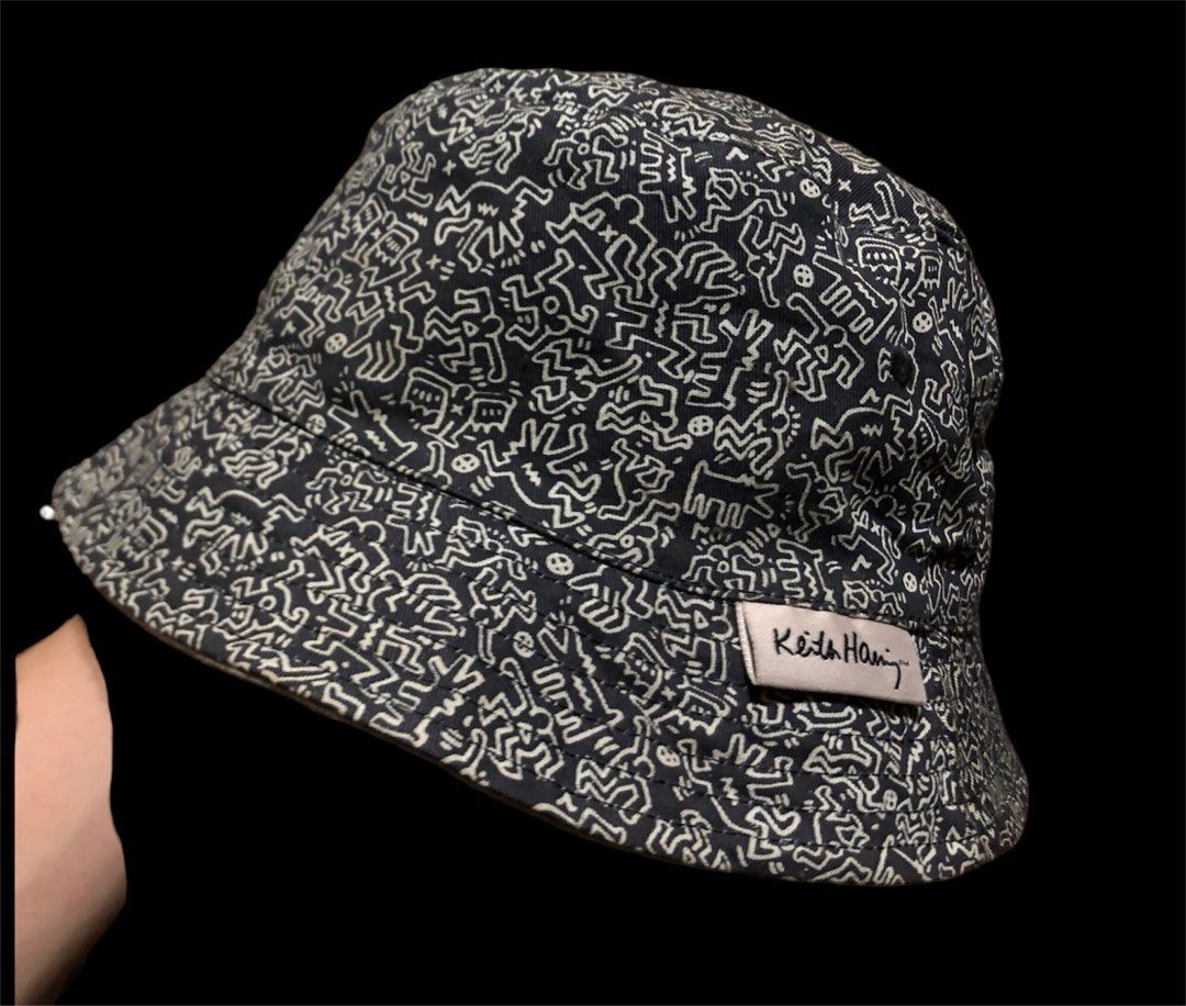 Vintage Keith Haring Bucket Hat, Men's Fashion, Watches & Accessories ...