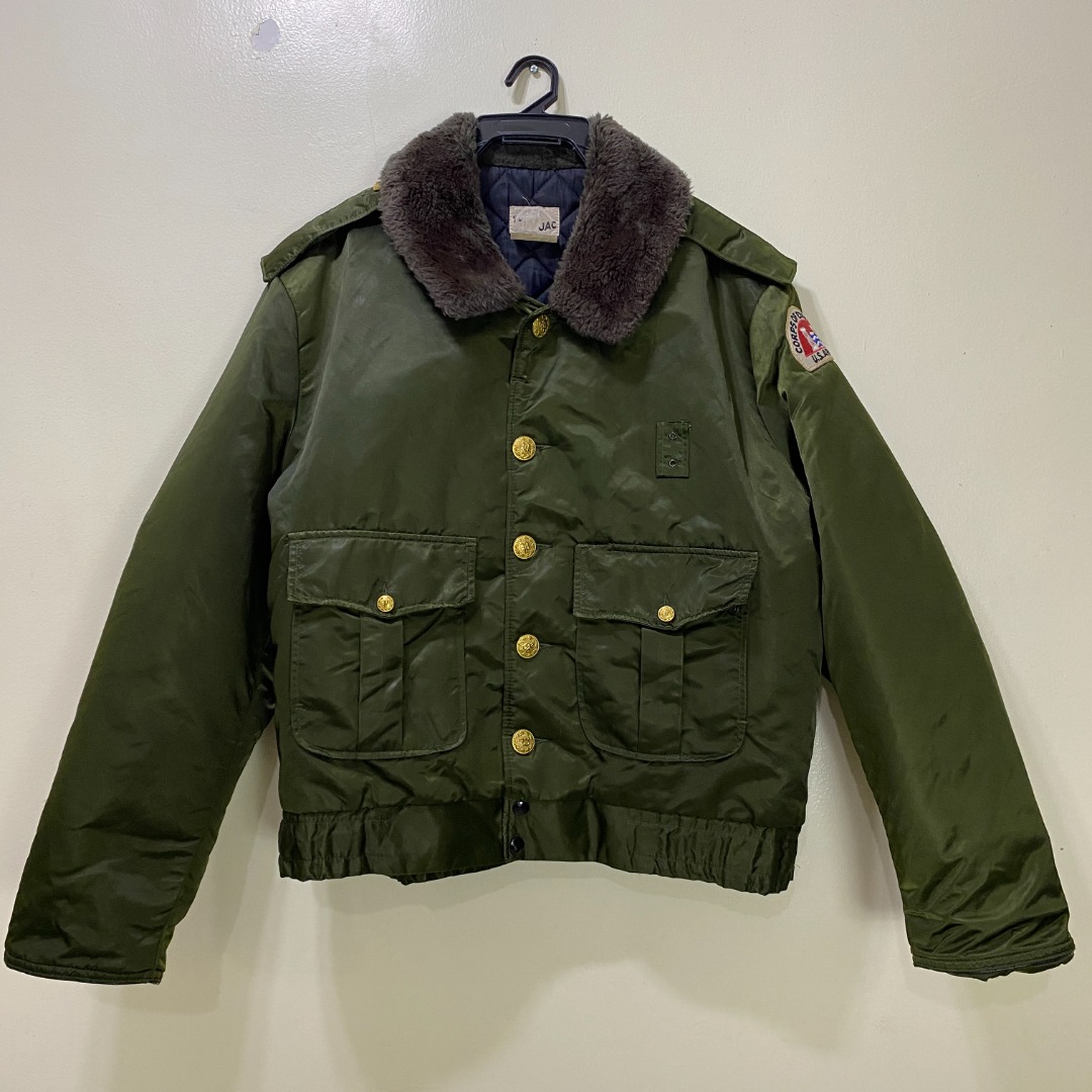 Vintage Tuffy Jac Corps of Engineer U.S. Army Puffer Military Jacket ...