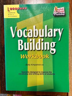 English vocabulary building workbook volume 1, Hobbies & Toys, Books ...