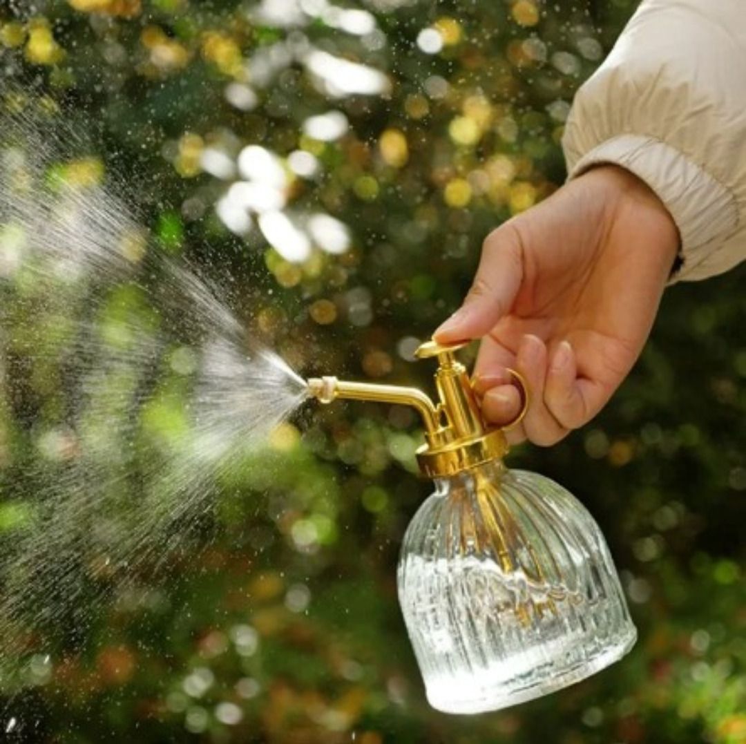 V-Ridge Watering Spray Pump Bottle 200ml - Gold Lid / Silver lid ...