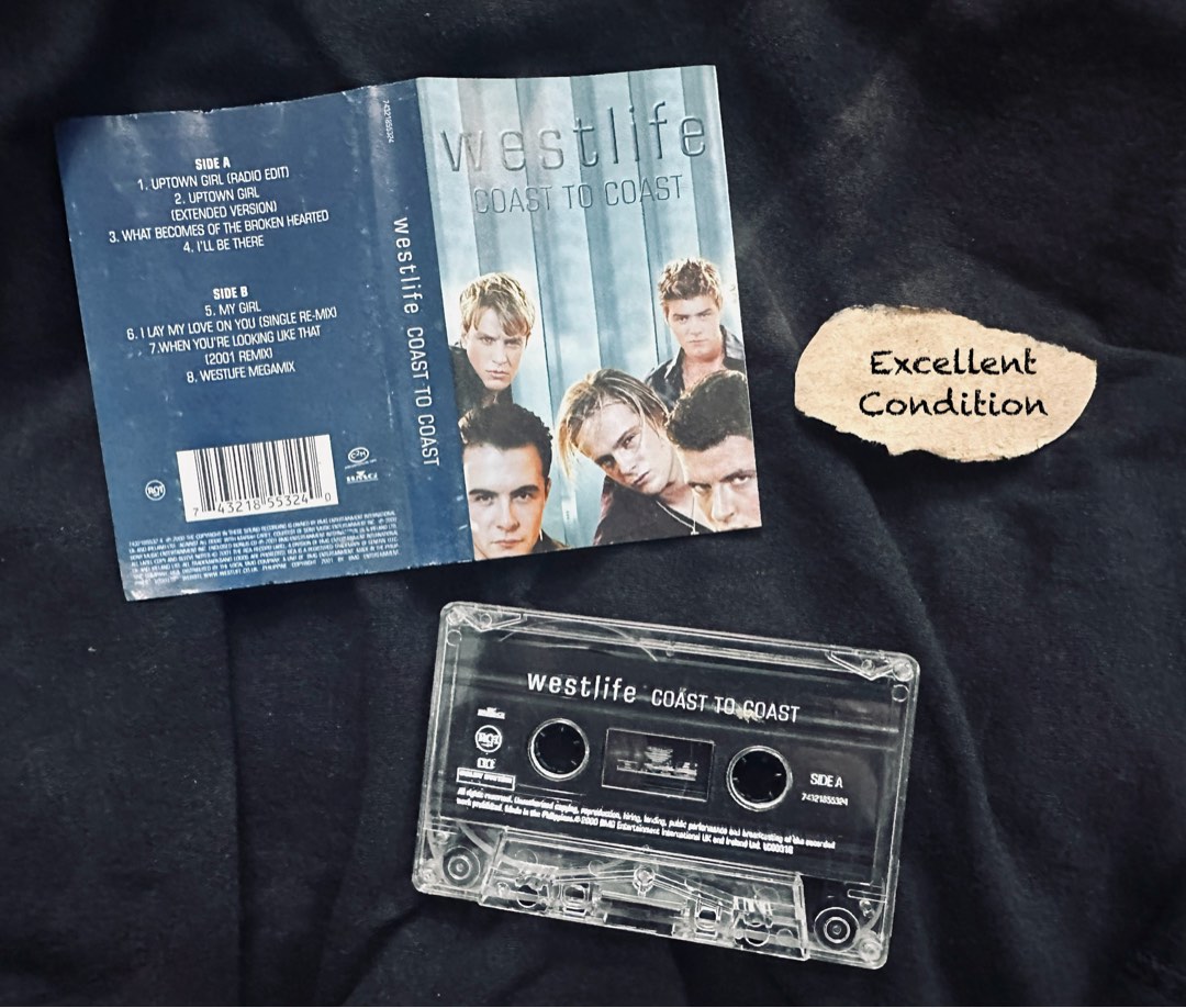 Westlife Coast To Coast Cassette Tape Vintage Cassettes Original