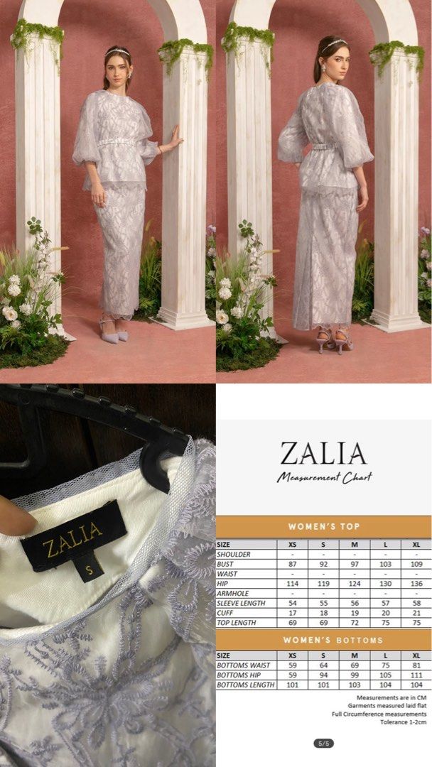 Zalia Voluminous Lantern Sleeve Set Raya 2024, Women's Fashion, Dresses ...