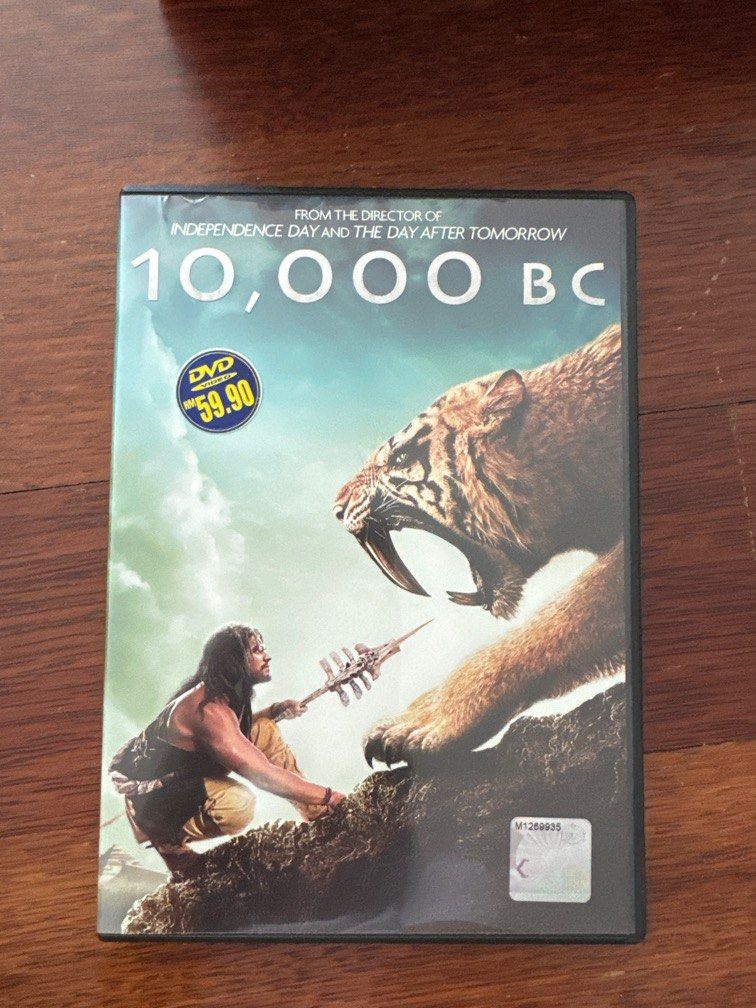 10,000 BC DVD, Hobbies & Toys, Music & Media, CDs & DVDs on Carousell