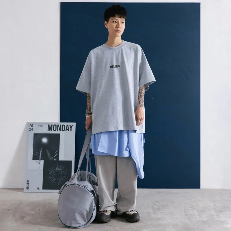 現貨 3色 LOGO Tee MELSIGN .tp 2024 MELSIGN - Mon. Infinite loop Tee goopi ...