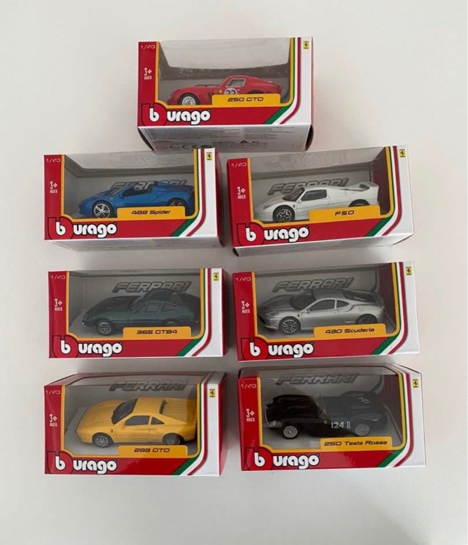 70th Anniversary Ferrari Car Models - Rare Collectible Complete Edition ...