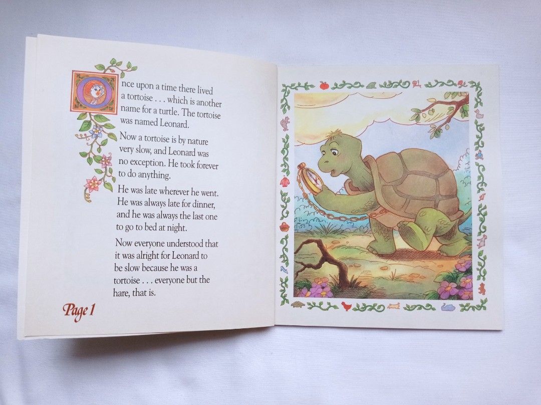 兒童書 小朋友書 The Tortoise & the Hare Talking Mother Goose Fairy Tales 約28頁 ...