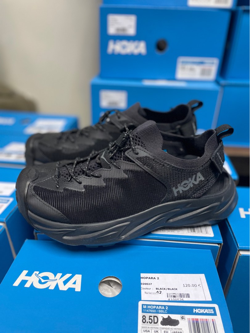 現貨 Hoka Hopara 2 Black 全黑 黑色, 男裝, 鞋, 波鞋 - Carousell