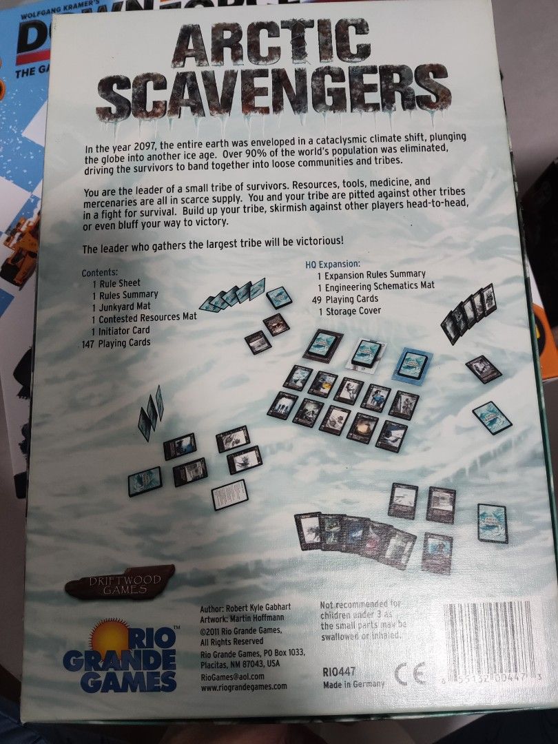 Arctic Scavenger Boardgame, Hobbies & Toys, Toys & Games on Carousell