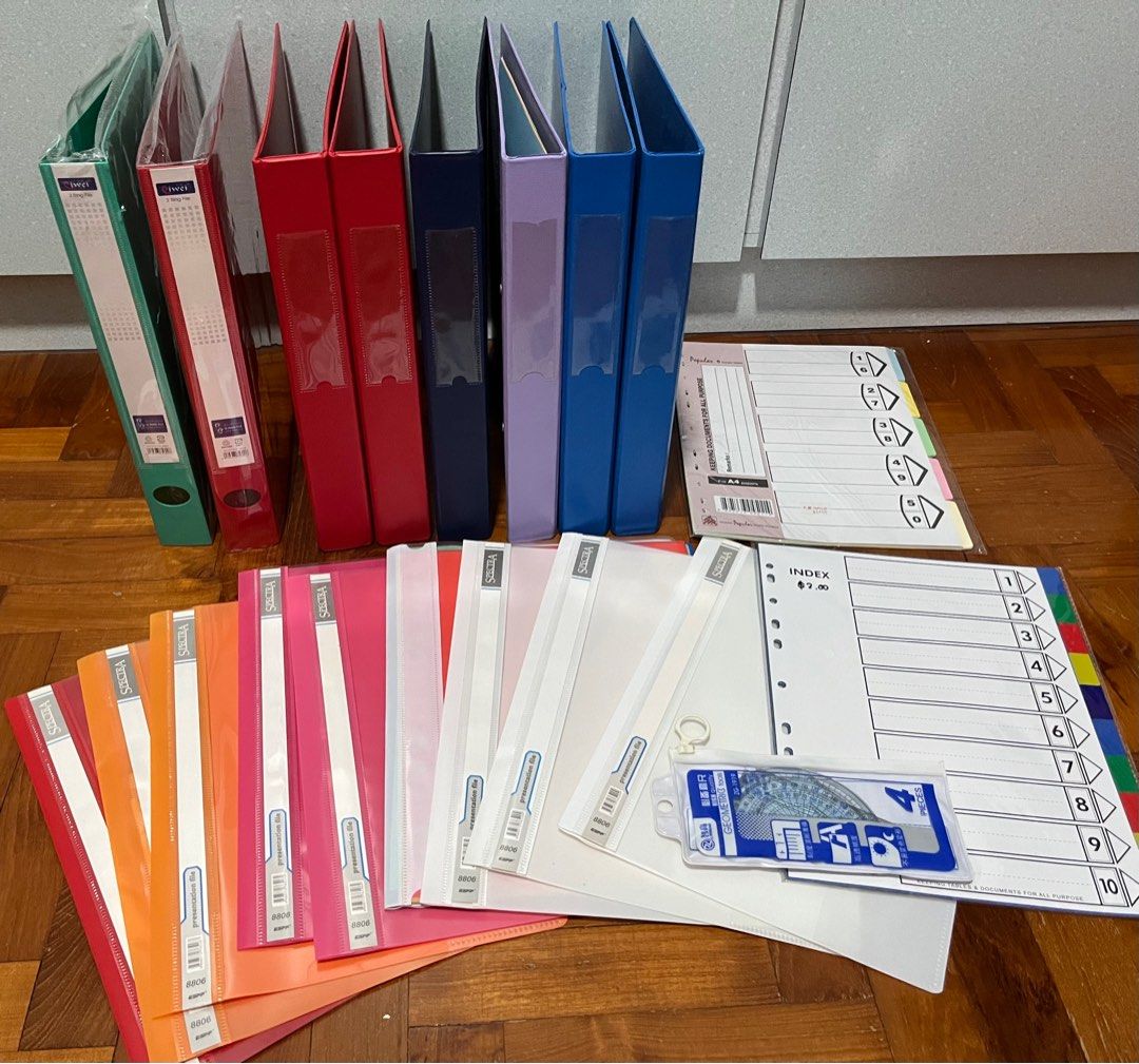 Assorted Files & other stationery, Hobbies & Toys, Stationery & Craft ...