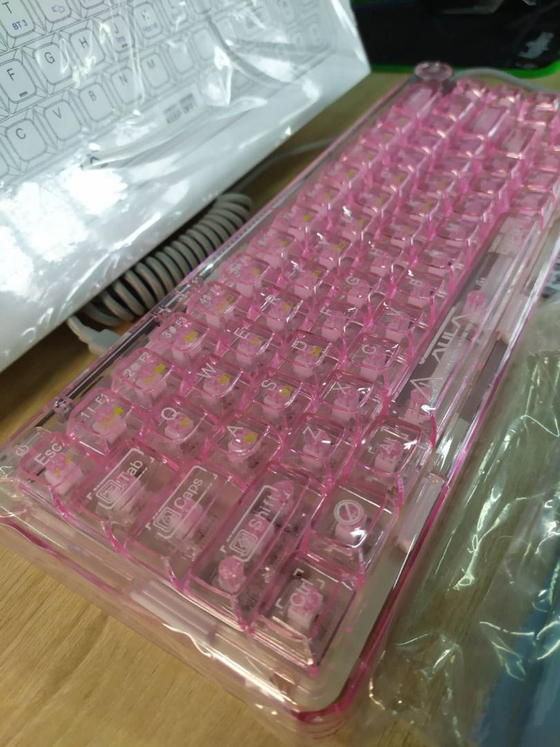 AULA Wind F68 Transparent Mechanical Keyboard, Computers & Tech, Parts ...