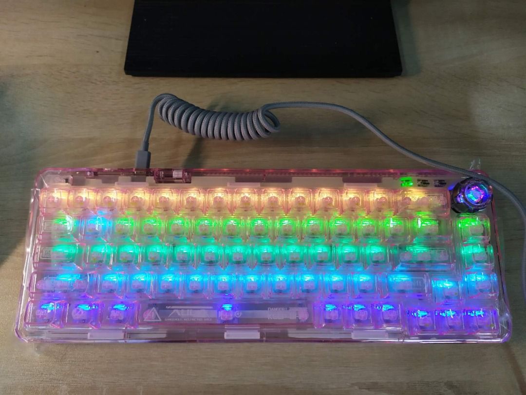 AULA Wind F68 Transparent Mechanical Keyboard, Computers & Tech, Parts ...