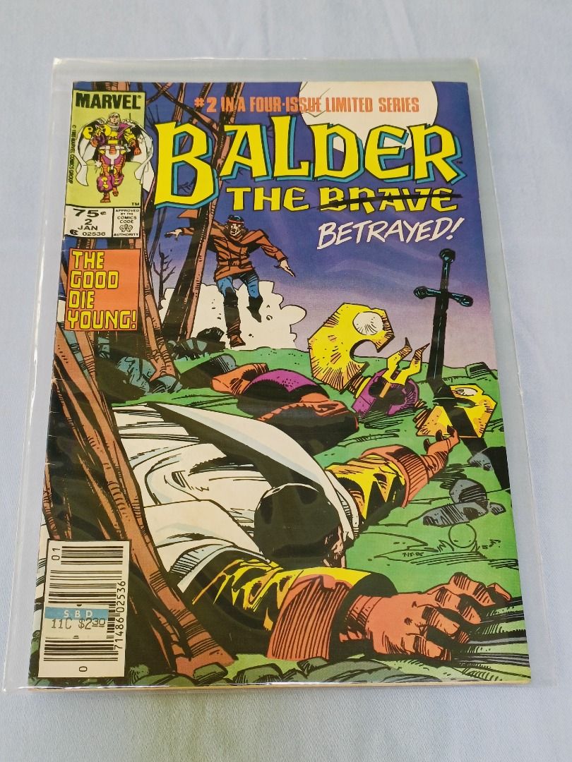 Balder the Brave (1985 Marvel) #1 #2 #3 & #4, Hobbies & Toys, Books & Magazines, Comics & Manga ...