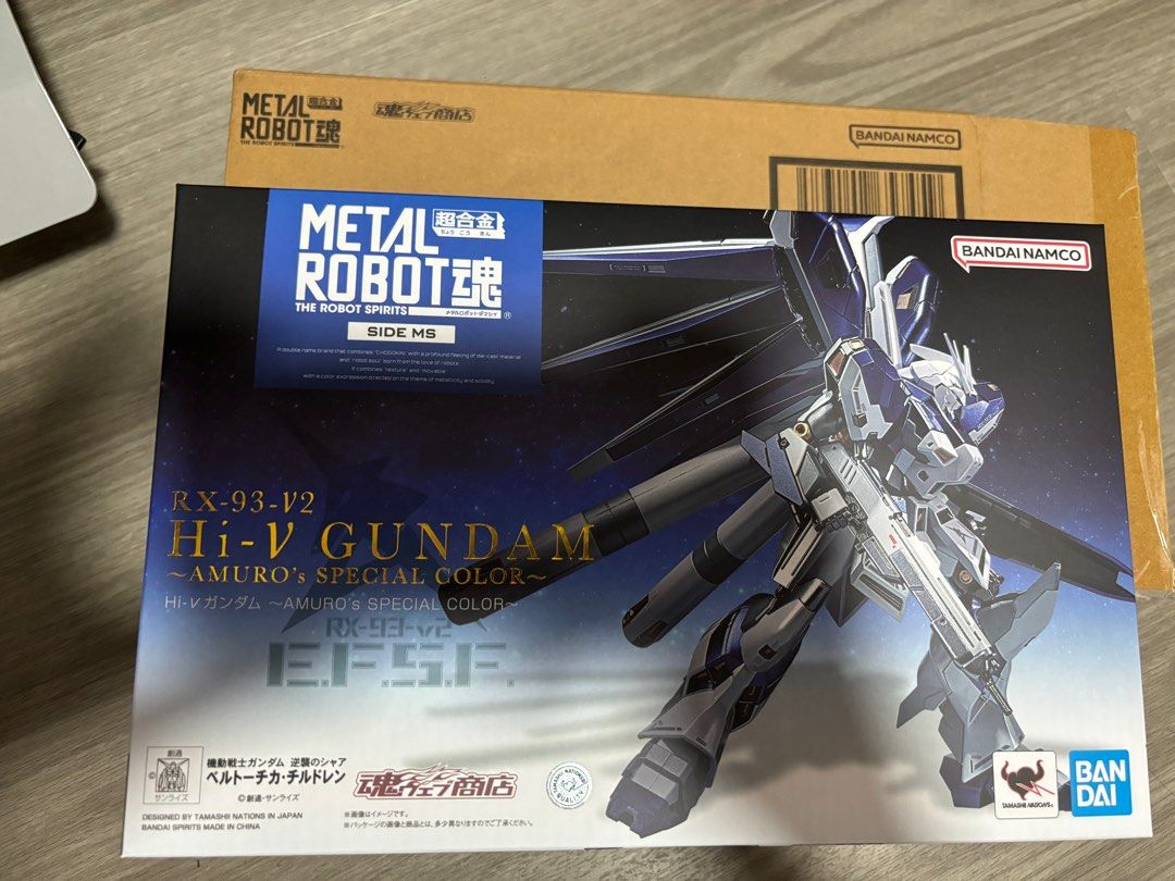 Bandai metal robot spirit RX-93-V2 Hi-V Gundam Amuro’s special colour, Hobbies & Toys, Toys ...