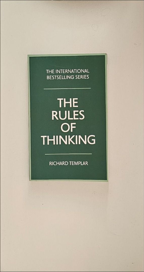 Book Rules of Thinking, Hobbies & Toys, Books & Magazines, Assessment ...