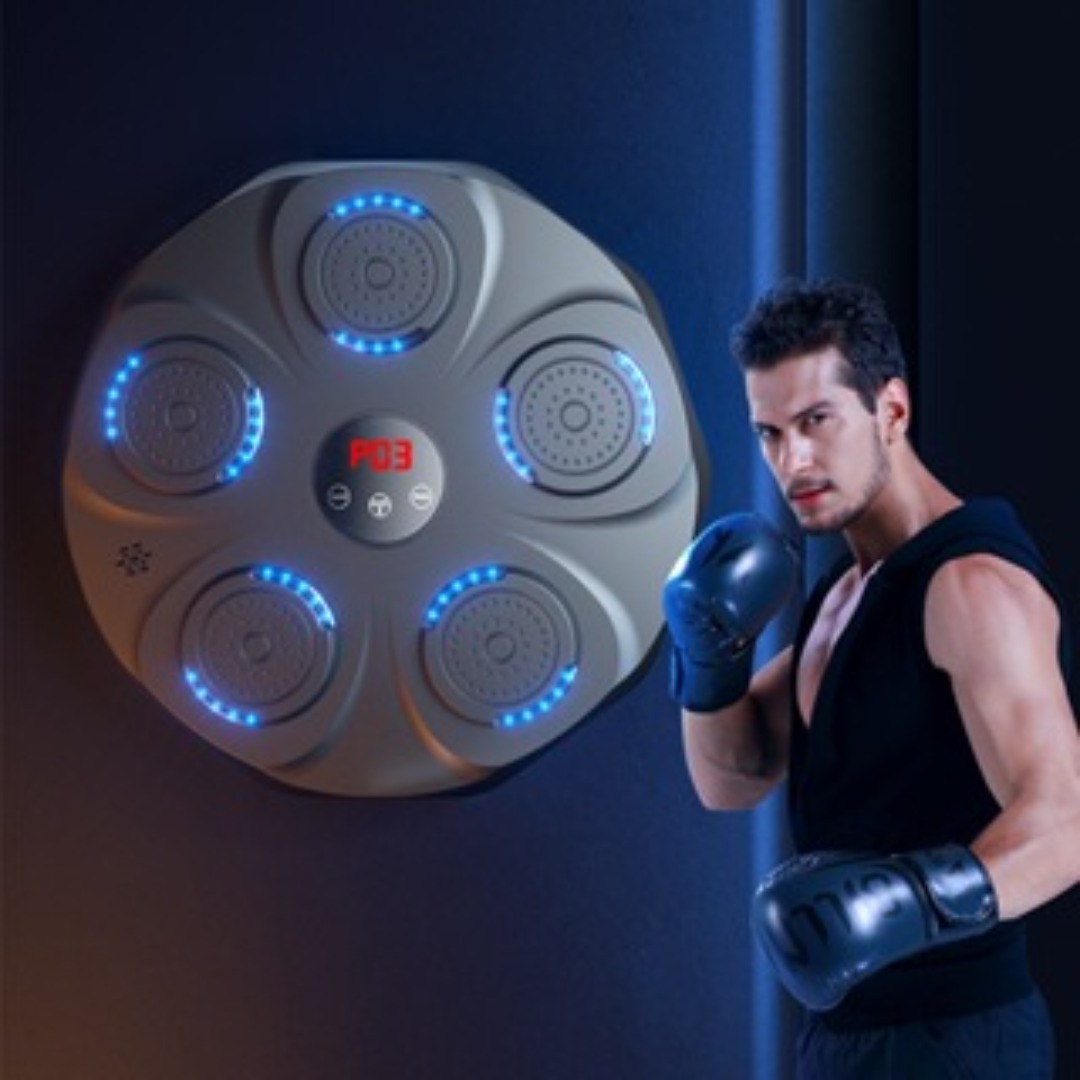 Boxing Trainer Wall Target Electronic Music Punching Machine Home Gym ...