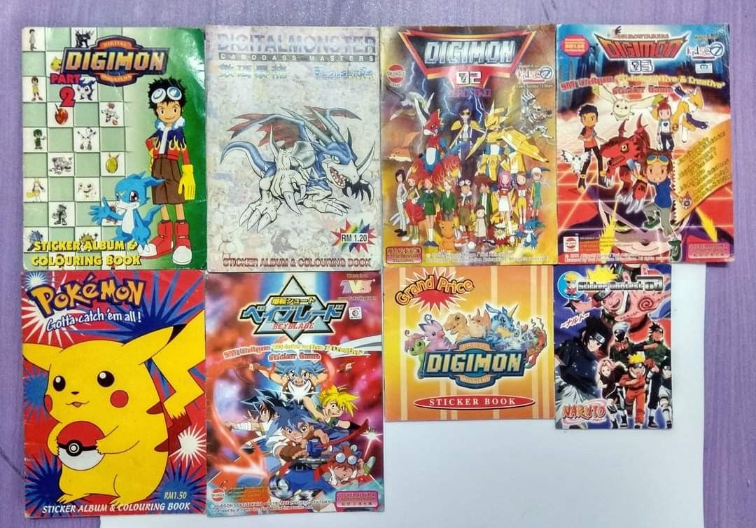 Buku sticker digimon, Hobbies & Toys, Books & Magazines, Magazines on ...