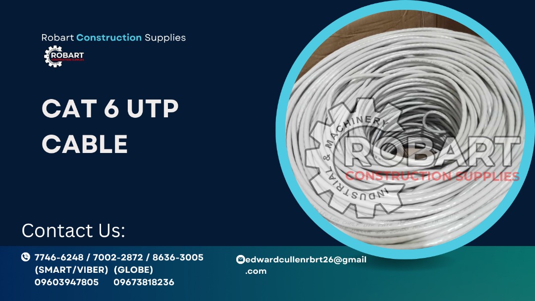 Cat 6 / UTP Cable, Commercial & Industrial, Construction & Building ...