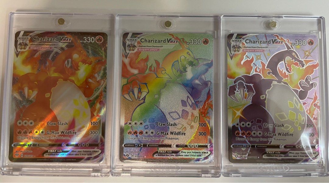 放charizard vmax ultimate collection (噴火龍Vmax)(rainbow charizard vmax ...