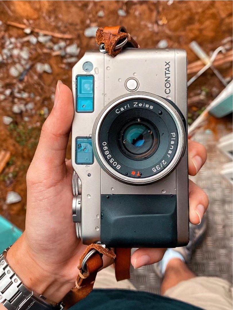 Contax G1 film camera with 35mm lens, Photography, Cameras on Carousell