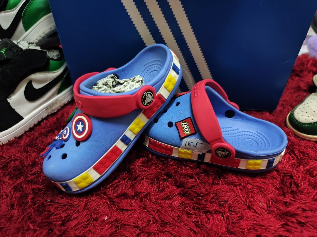 CROCS LEGO 18.5CM, Babies & Kids, Babies & Kids Fashion on Carousell
