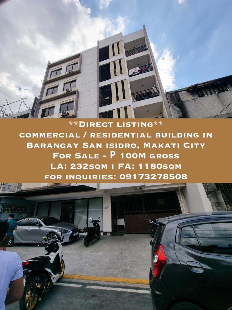 **direct listing** Residential/commercial building in Barangay San isidro, Makati City for sale ...