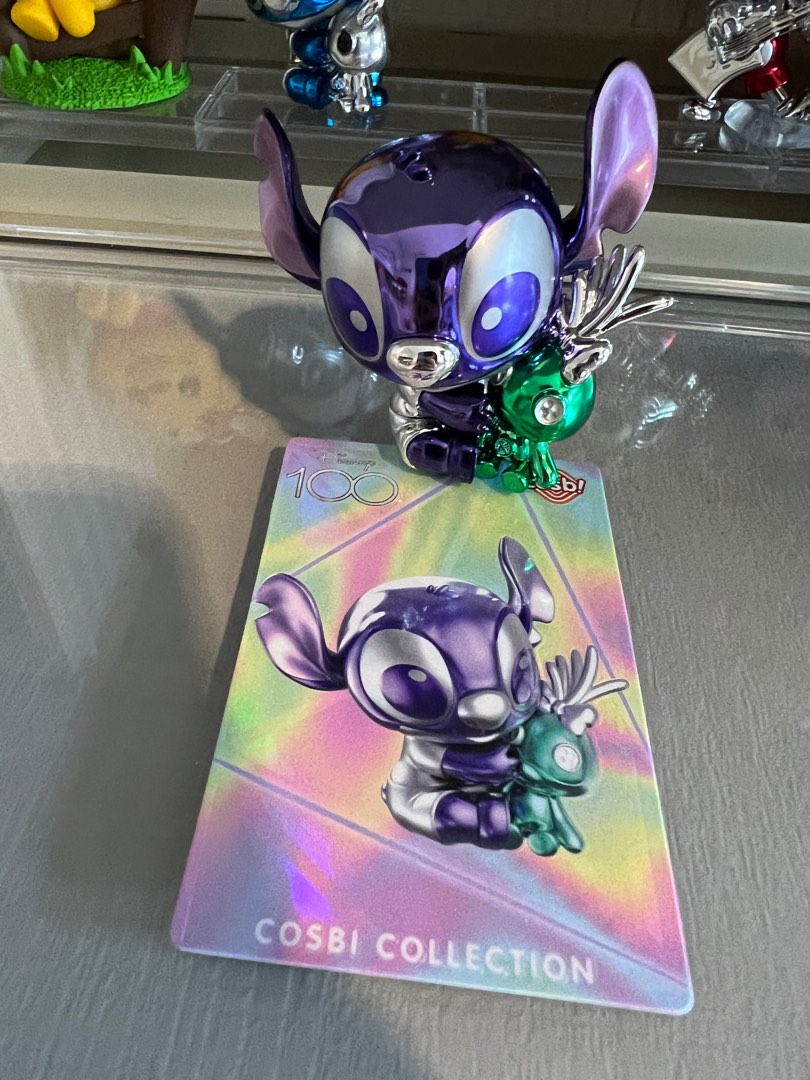 Popmart Disney 100 Cosbi Platinum Secret Stitch, Hobbies & Toys, Toys ...
