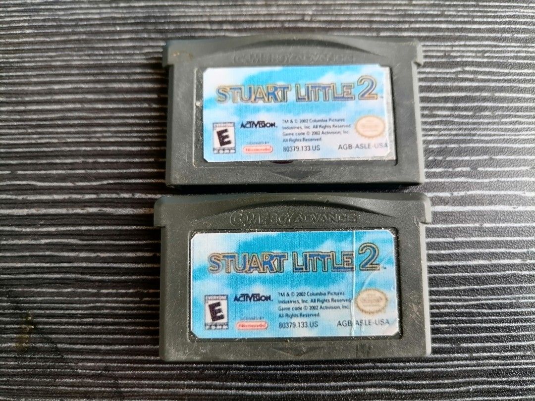 Gameboy advance game Stuart little 2 (original) repro sticker, Video ...