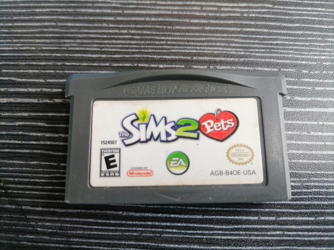 Gameboy advance game The Sims 2 pets (original), Video Gaming, Video ...