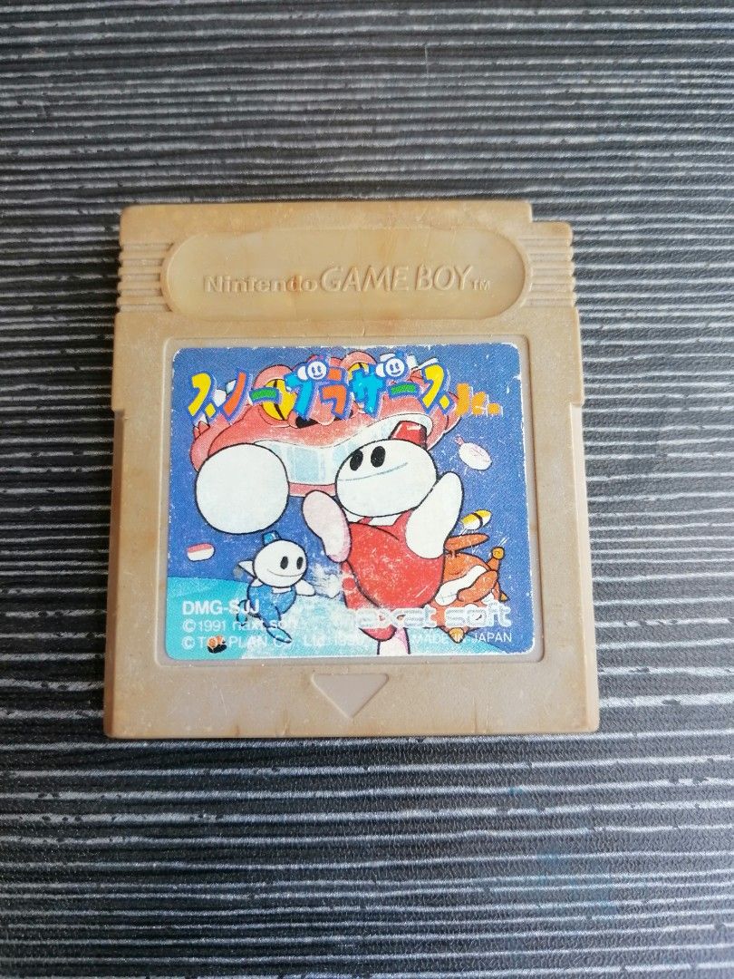 Gameboy Snow brothers (original), Video Gaming, Video Games, Nintendo ...