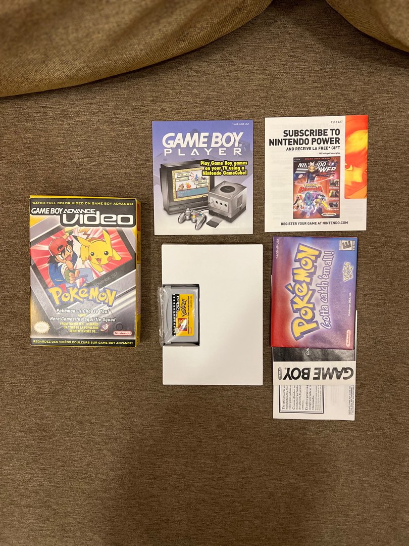 Rare GBA video Pokemon I Choose You and Here Comes the Squirtle Squad ...