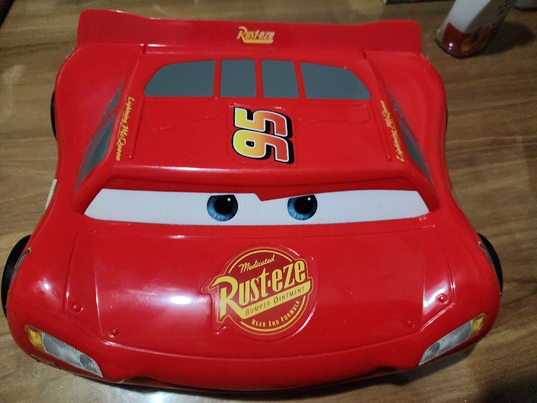 German Pixar Vtech Lightning McQueen Educational laptop toy with car ...