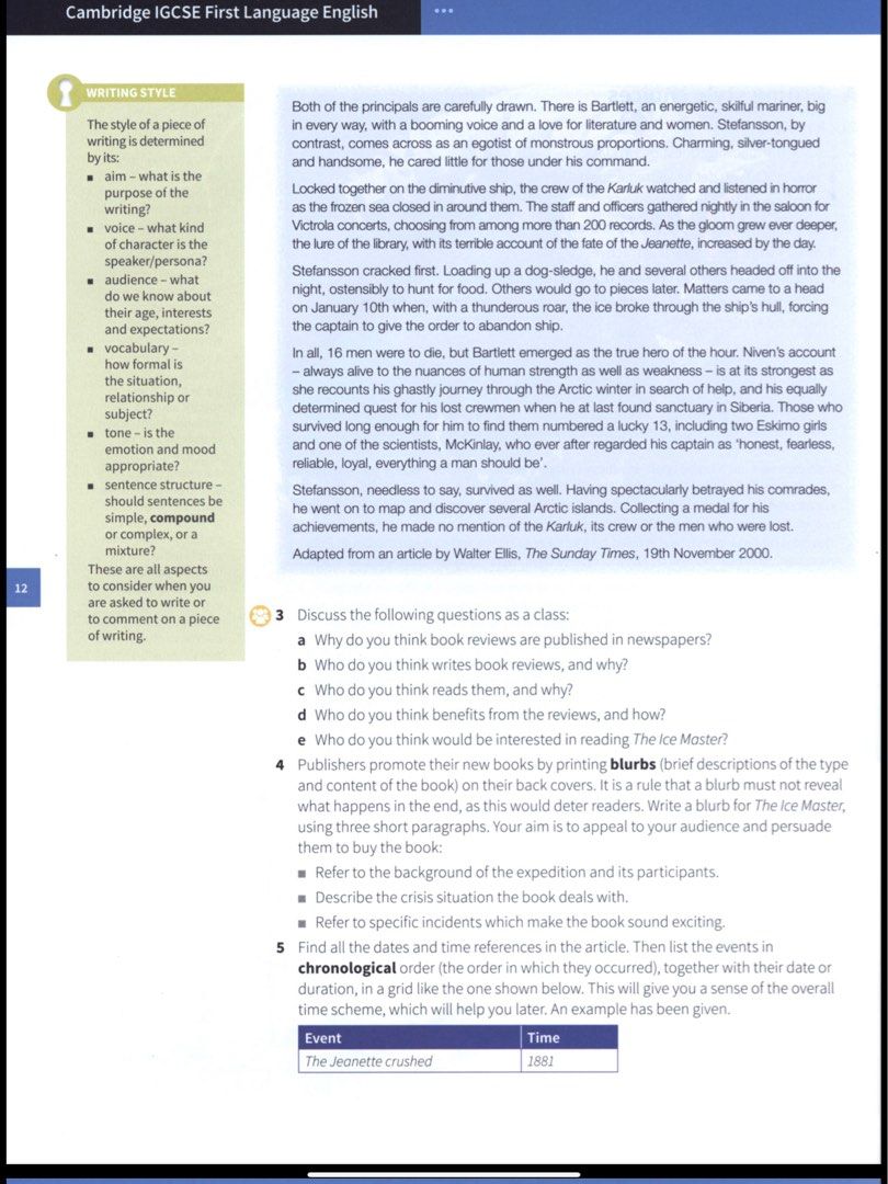 Igcse First Language English Pdf Hobbies And Toys Books And Magazines Textbooks On Carousell