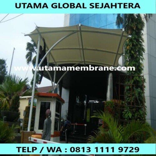 Jasa pasang atap kanopi membran kain / atap tenda membran jakarta timur ...