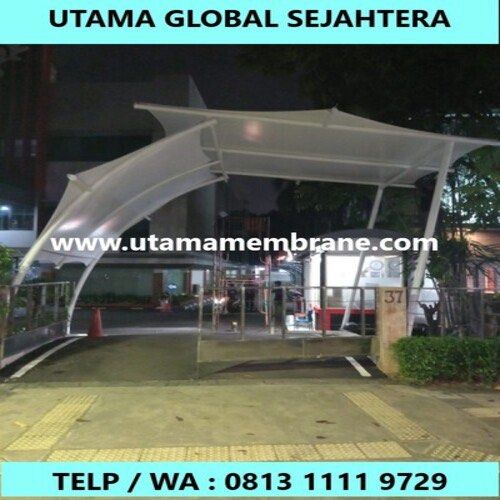 Jasa pasang atap kanopi membran kain / atap tenda membran jakarta timur ...